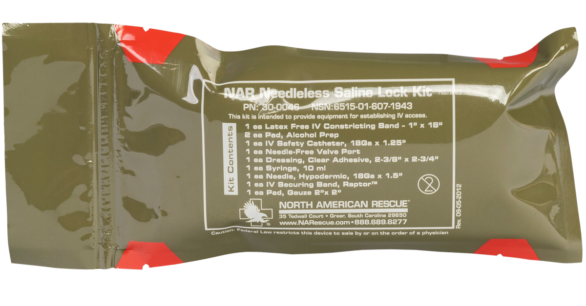 NAR NEEDLELESS SALINE LOCK KIT – BloodstoneDivision